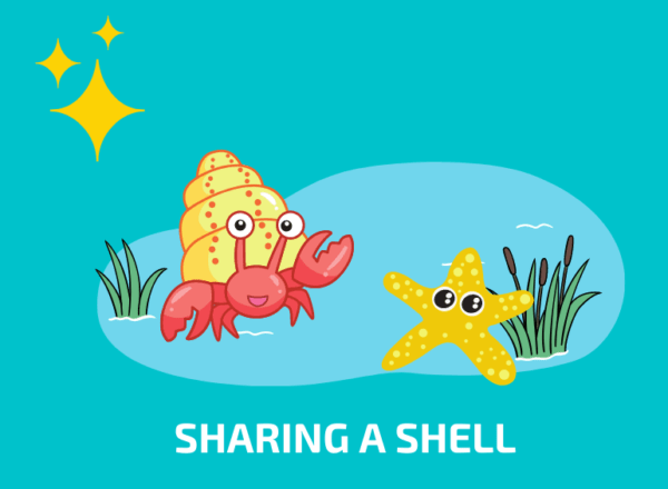 Sharing a shell by Julia Donaldson and Lydia Monks - Toddle