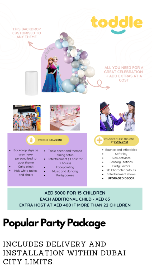KIDS PARTY PACKAGES - Toddle
