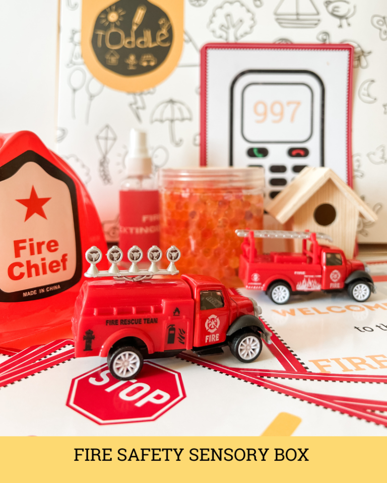 Fire Safety Sensory Box - Toddle